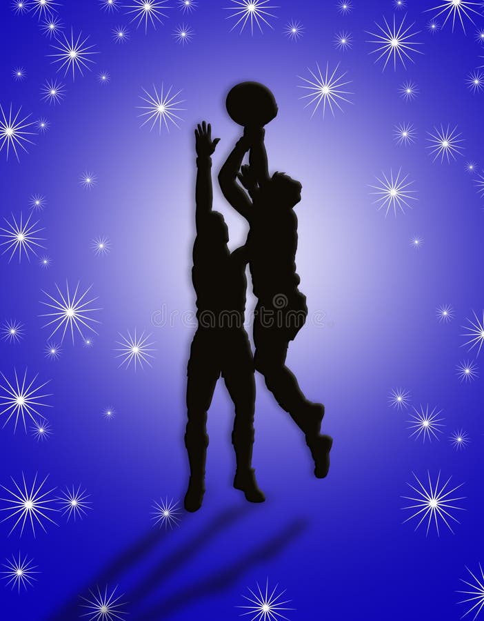 Basketball Players Illustration Stock Illustration - Illustration of ...