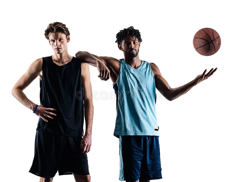 Basketball Player Man Isolated Silhouette Shadow Stock Photo - Image of ...