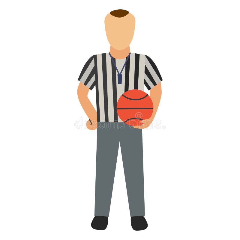 Basketball Referee Icon Clipart Logtotype Isolated Vector Illustration ...