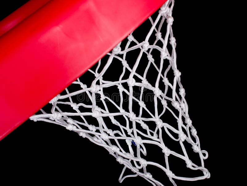 Basketball Rim & Net Close Up Stock Image - Image of white, orange: 868845