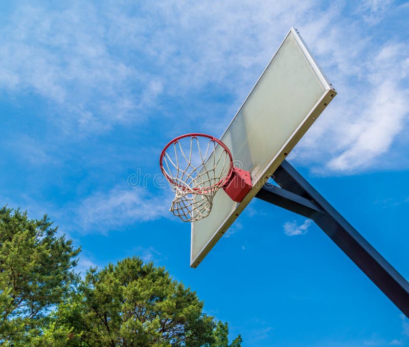 Basketball ring stock photo. Image of hoop, board, competition - 55987430