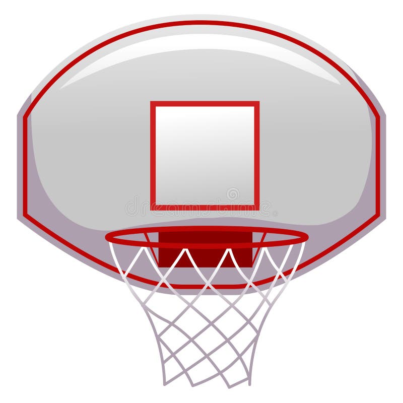 Single basketball ring stock vector. Illustration of object - 25799753