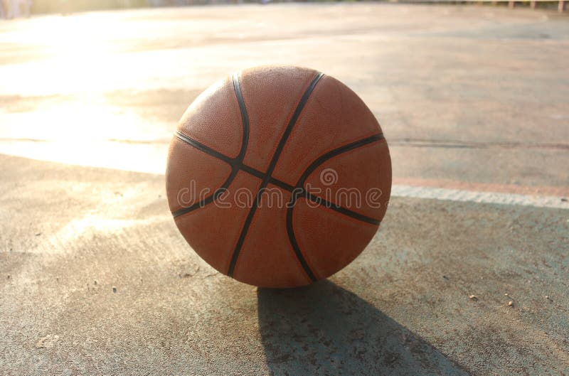 Basketball with shadow stock image. Image of orange, athletic - 3165293