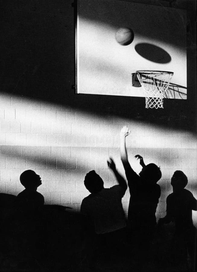 Basketball shadows stock photo. Image of reach, lighting - 4757048