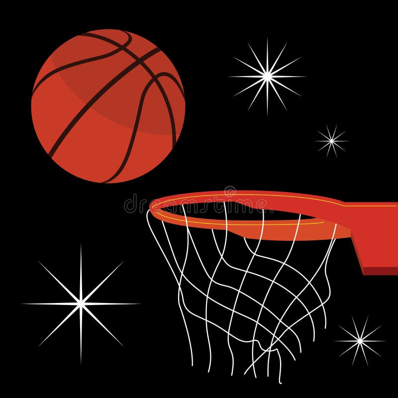 Basketball Shooting Practice Vector Illustration Stock Vector ...