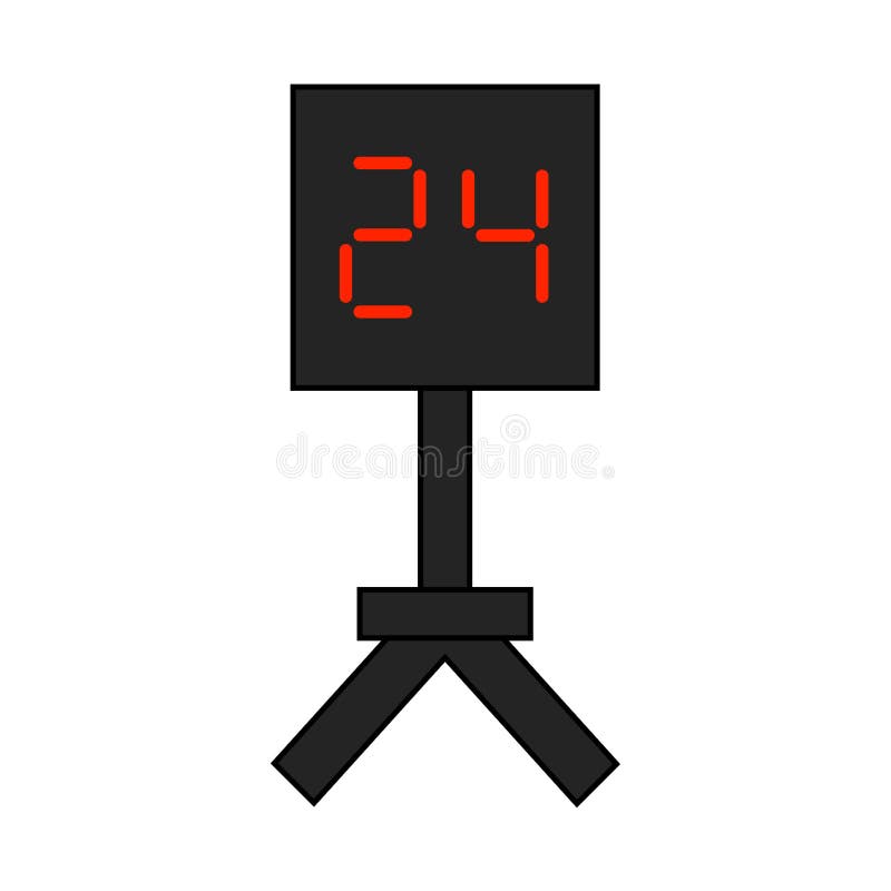 Basketball Timer. Sport News. Stock Vector - Illustration of play ...
