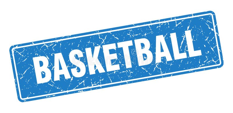 Basketball Sign. Basketball Grunge Stamp Stock Vector - Illustration of ...