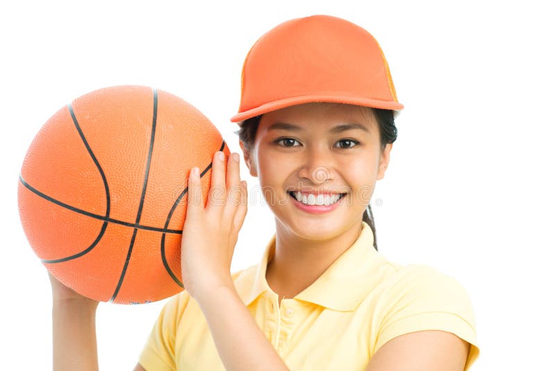 Basketball smile stock image. Image of active, person - 27262093