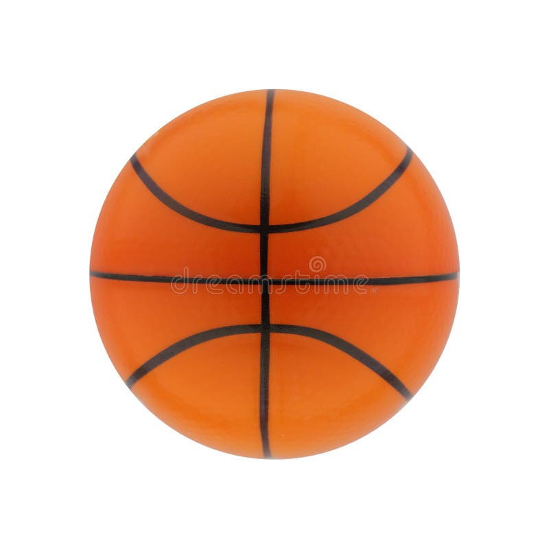 Basketball Soft Toy. Isolated on White Stock Photo - Image of equipment ...