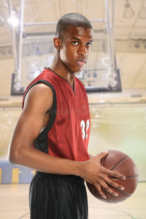 Das Basketball-Spieler-Springen Stockfoto - Bild von knall, athletisch ...