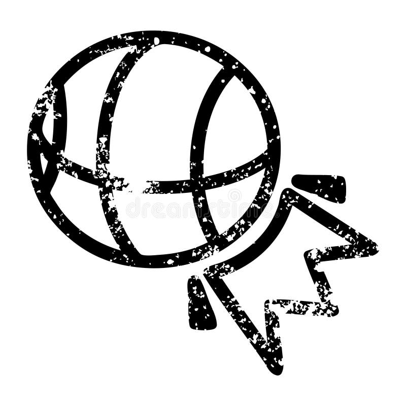 Distressed Basketball Stock Illustrations – 303 Distressed Basketball ...