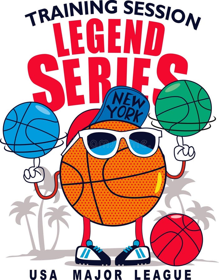 Basketball Sports Print Vector Art Stock Vector - Illustration of brand ...