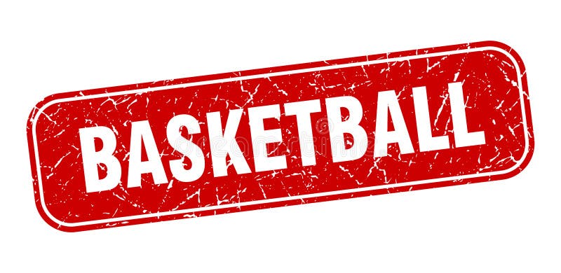 Basketball stamp stock vector. Illustration of league - 153584387