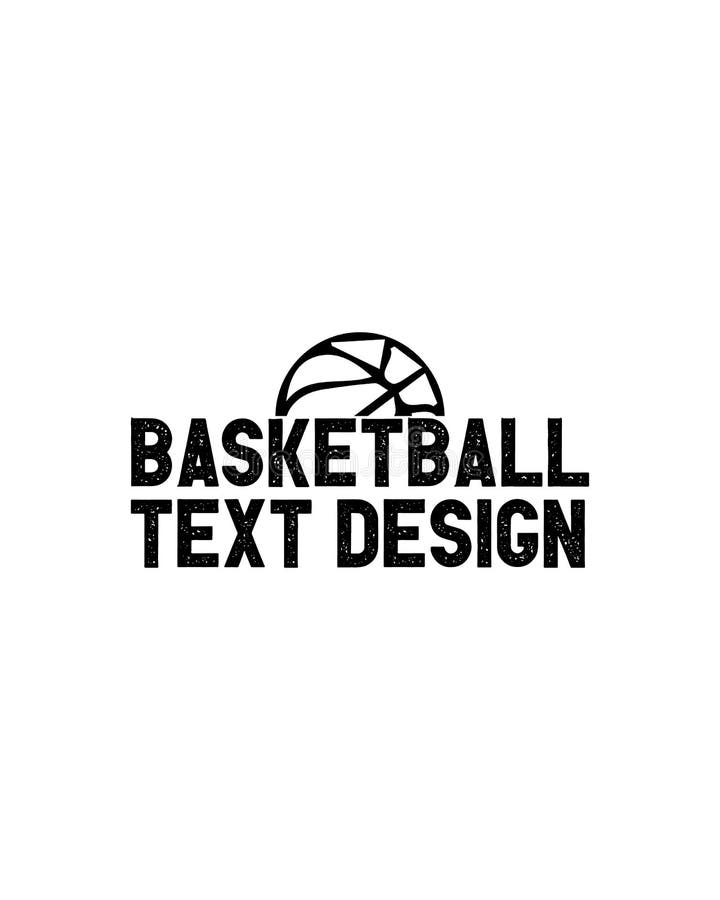 Basketball Text Badges Variations Stock Vector - Illustration of emblem ...