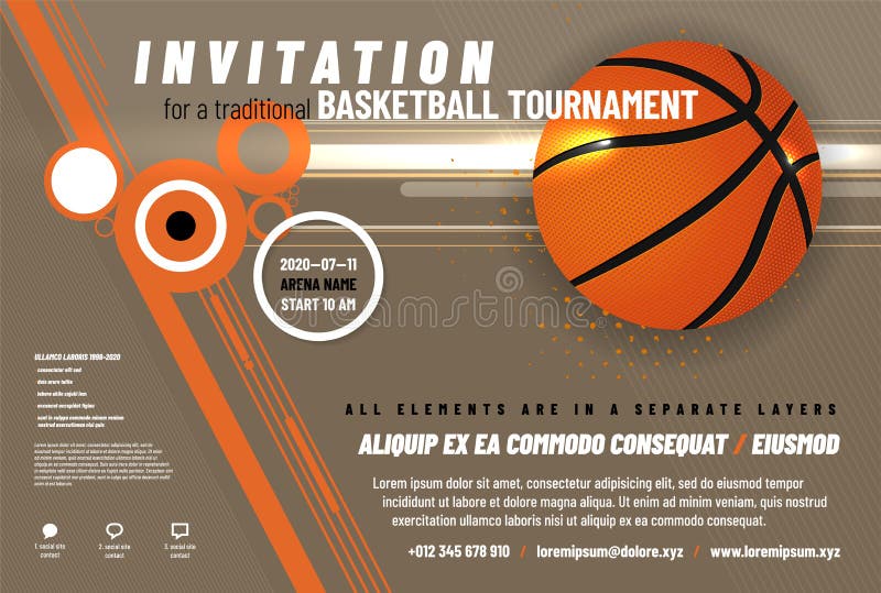 Basketball Tournament Stock Illustrations – 19,813 Basketball ...