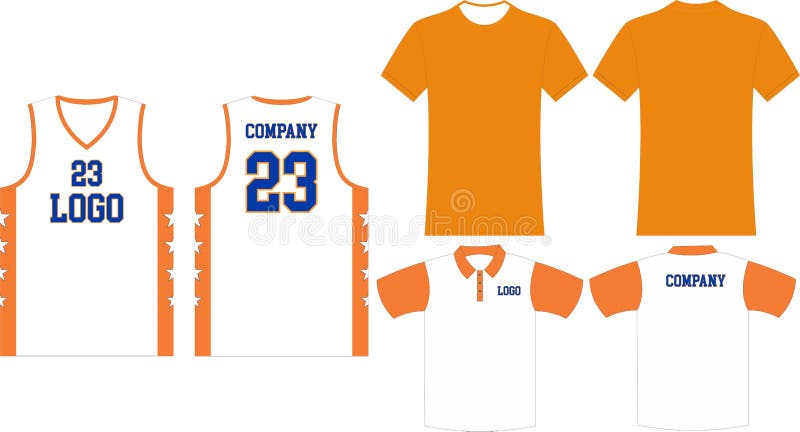 Basketball Jerseys Front Back Stock Illustrations – 67 Basketball ...