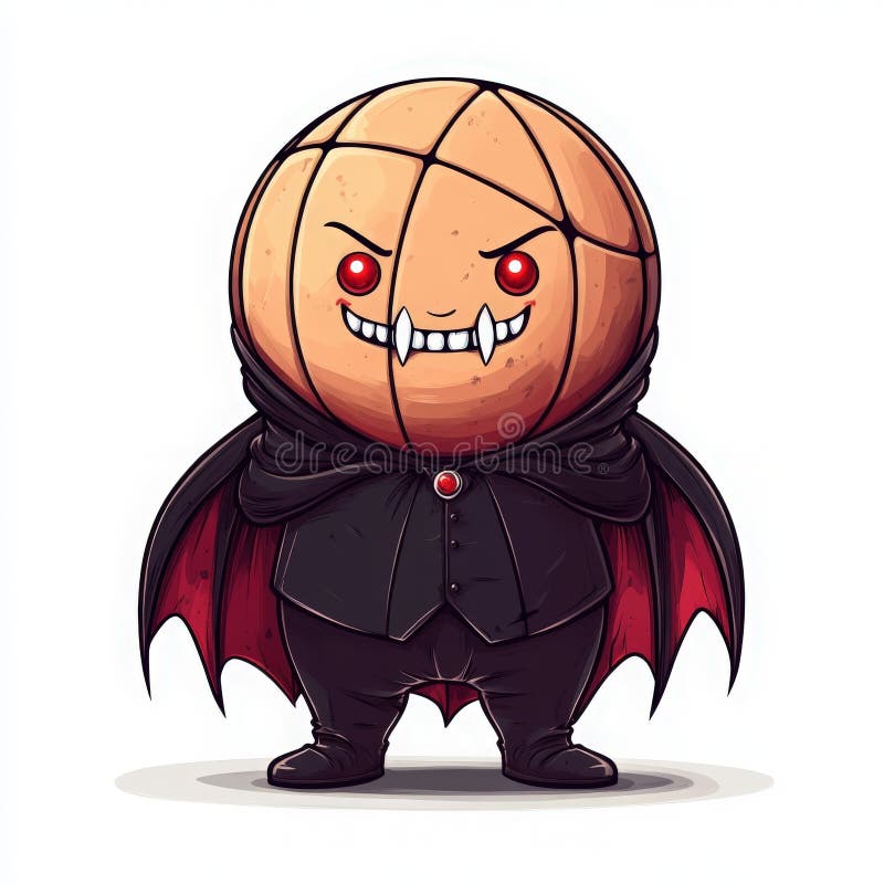 Basketball Vampire Generative AI Stock Illustration - Illustration of ...