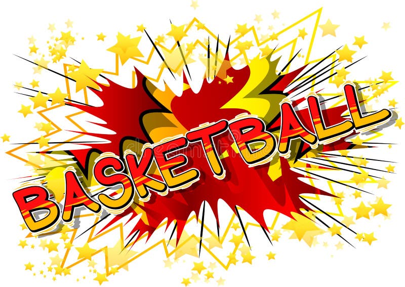 Basketball - Comic Book Style Phrase. Stock Illustration - Illustration ...