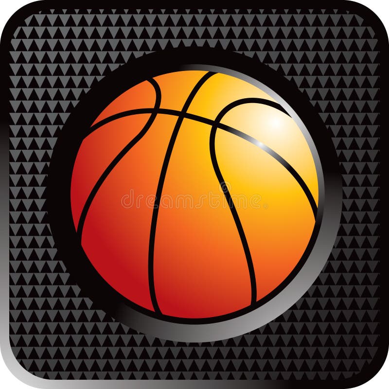 Basketball web button stock vector. Illustration of champion - 8951057