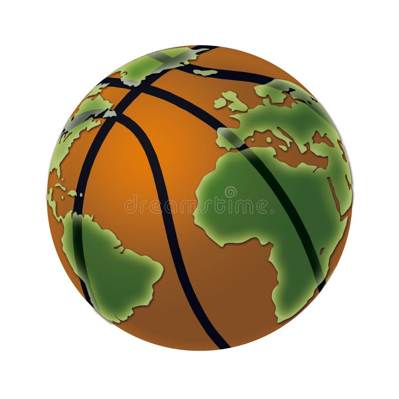 Basketball World stock illustration. Illustration of black - 9154890