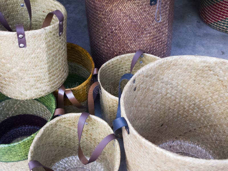 Basketry product. stock image. Image of craft, details - 72877535