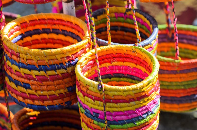 Baskets stock photo. Image of sale, retail, bazaar, outdoors - 49721536