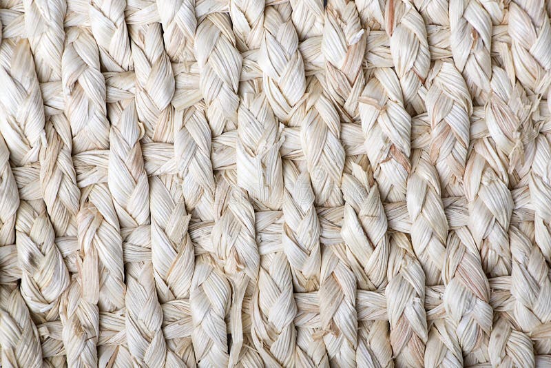 Basketwork Made with Thick Rope Texture Pattern. Stock Image - Image of ...