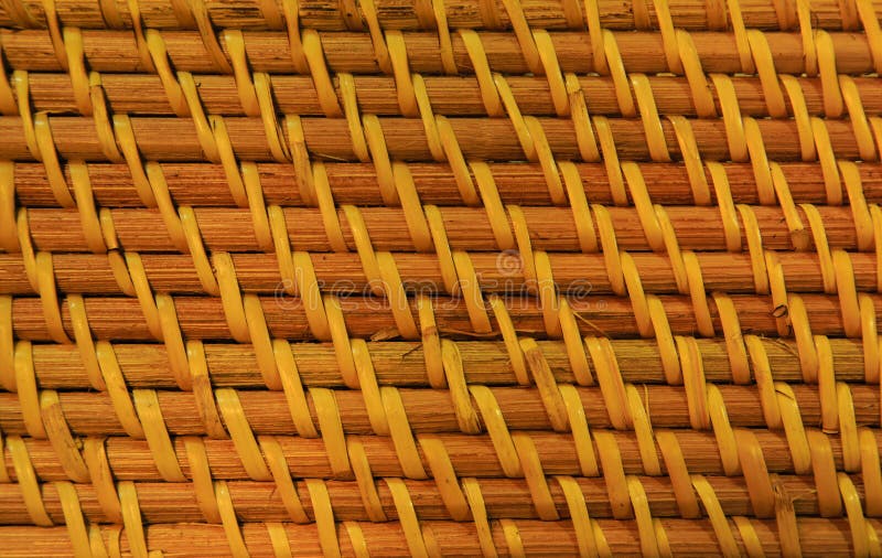 Wickerwork Bamboo Texture Background, Woven Bamboo Strips Pattern Stock ...
