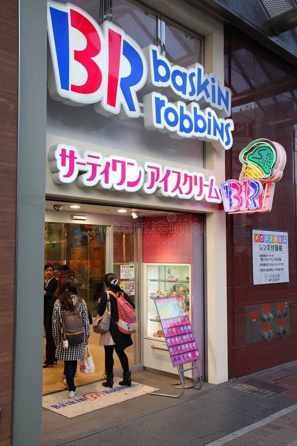 Baskin Robins ice cream editorial stock photo. Image of kansai - 28957698