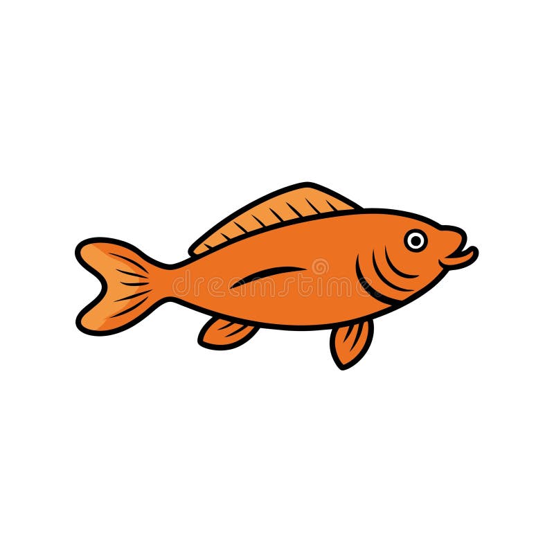 Basking Shark Laughs Icon Vector Illustration Stock Vector ...