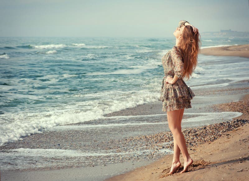 Basking in the sunshine stock image. Image of female - 26633819