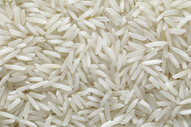 Basmati Rice Top View Background Close Up. Stock Image - Image of thai ...