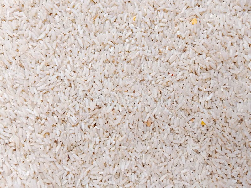 Basmati Rice Top View Texture Background - Uncooked Rice Stock Photo ...