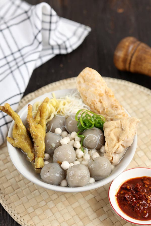Baso Aci, Tapioca Balls with Noodles and Various Topping Stock Photo ...
