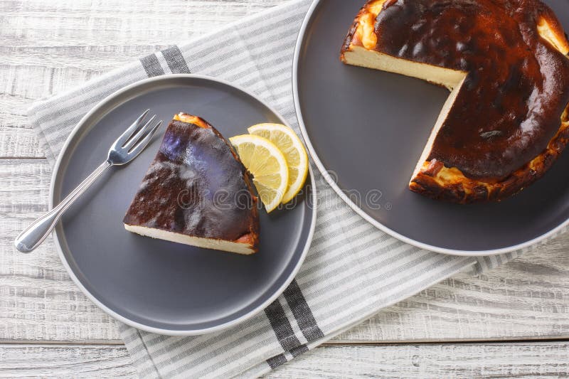 Basque Cheesecake with a Creamy Center and a Deeply Caramelized Crust ...