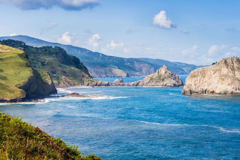 Basque coast stock photo. Image of country, water, juan - 33707164