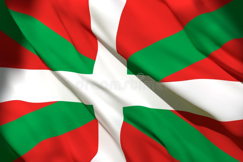 Basque Country Community Flag Stock Illustration - Illustration of ...