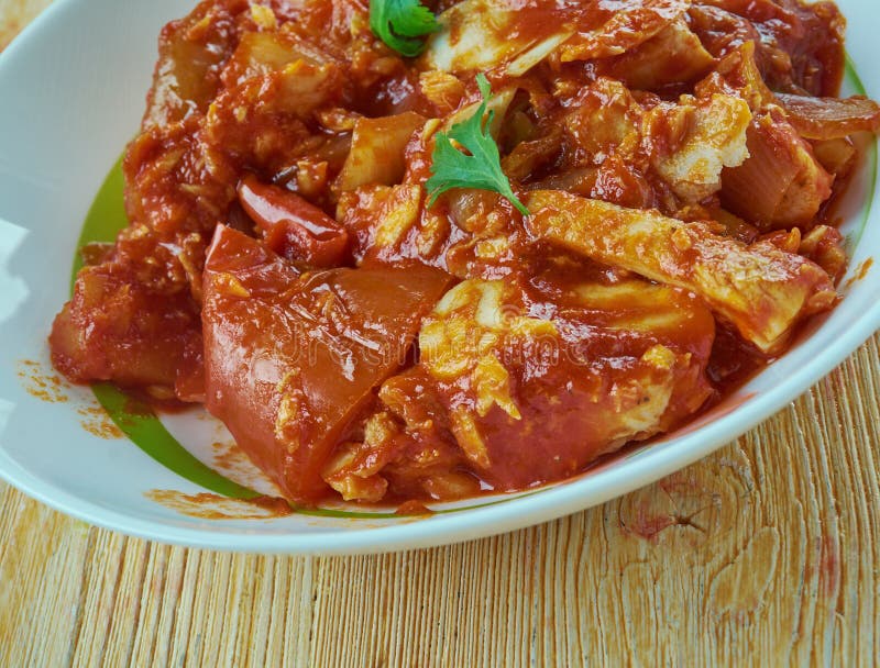 Basque fish stew stock photo. Image of onion, pepper - 90657738