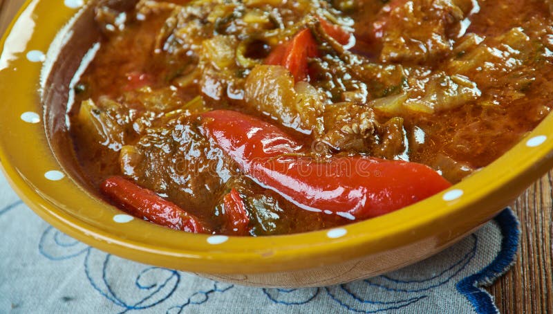 Basque Lamb Stew stock image. Image of gourmet, meat - 87716425