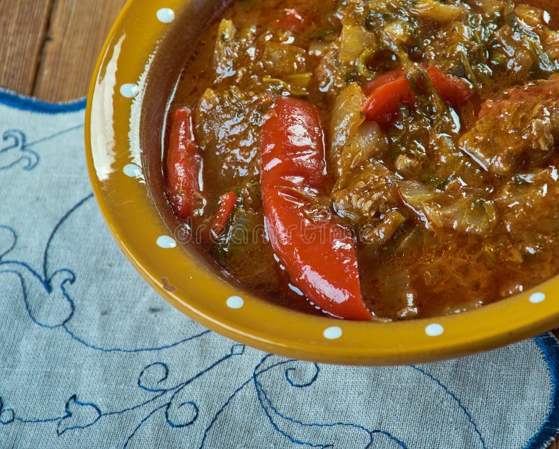 Basque Lamb Stew stock photo. Image of tomato, famous - 87881430