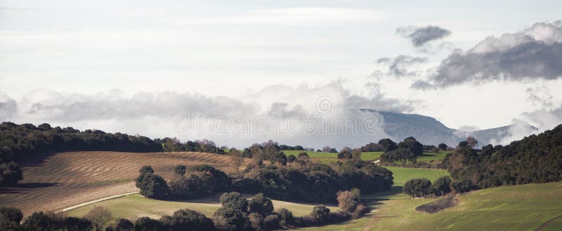 Basque landscape stock image. Image of rural, alava - 259056315