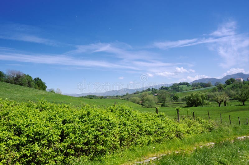 Basque mountains stock photo. Image of mountains, nature - 14366556
