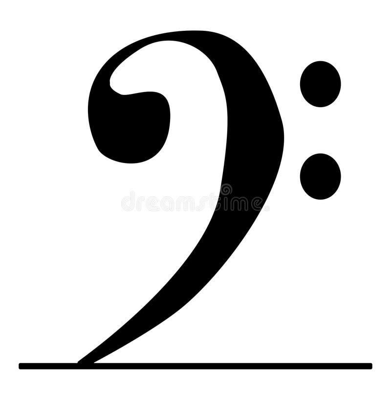 Bass Cleff Abstract stock vector. Illustration of stave - 237173244