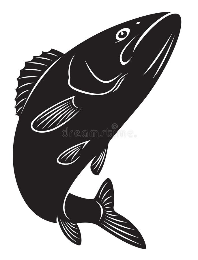 Largemouth Bass Silhouette