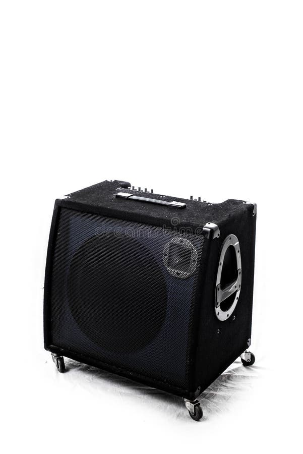 Guitar Amp Stack with Fender Style Guitar Stock Photo - Image of ...