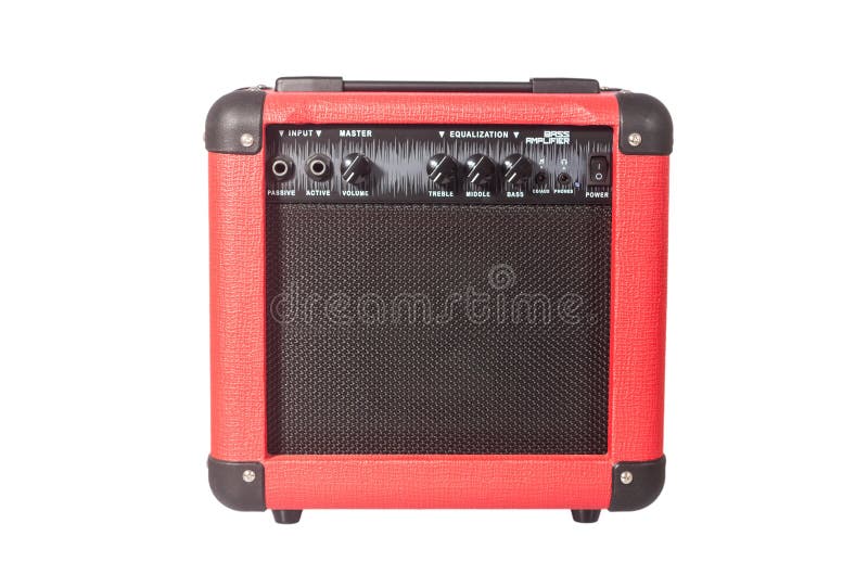 Bass guitar amplifier stock image. Image of instrument - 41493151