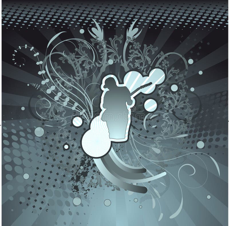 Bass Player Stock Illustration Illustration Of Entertainment 404705