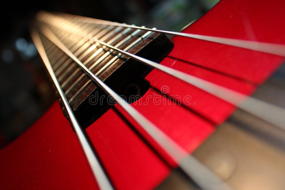 Bass guitar stock image. Image of electric, fretboard - 46336243