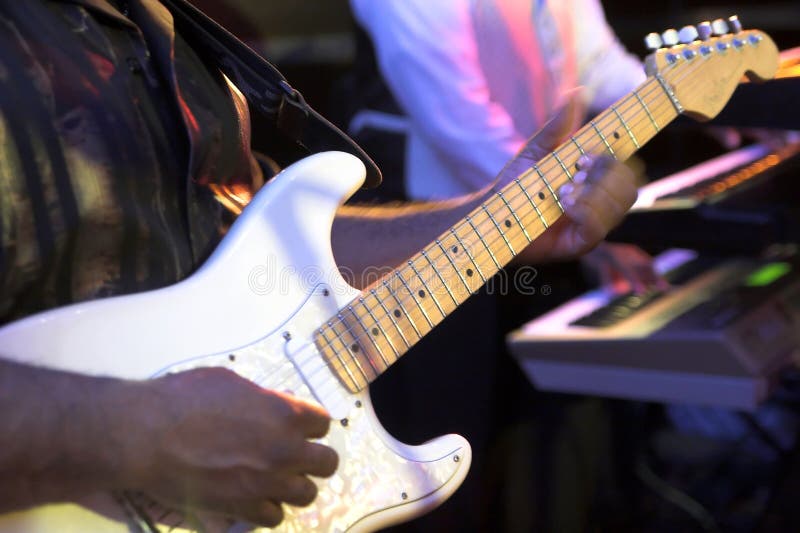 Bass and keyboard stock image. Image of performance, melody - 4037951