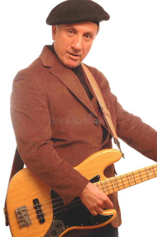 Bass man stock image. Image of performer, beat, released - 508711